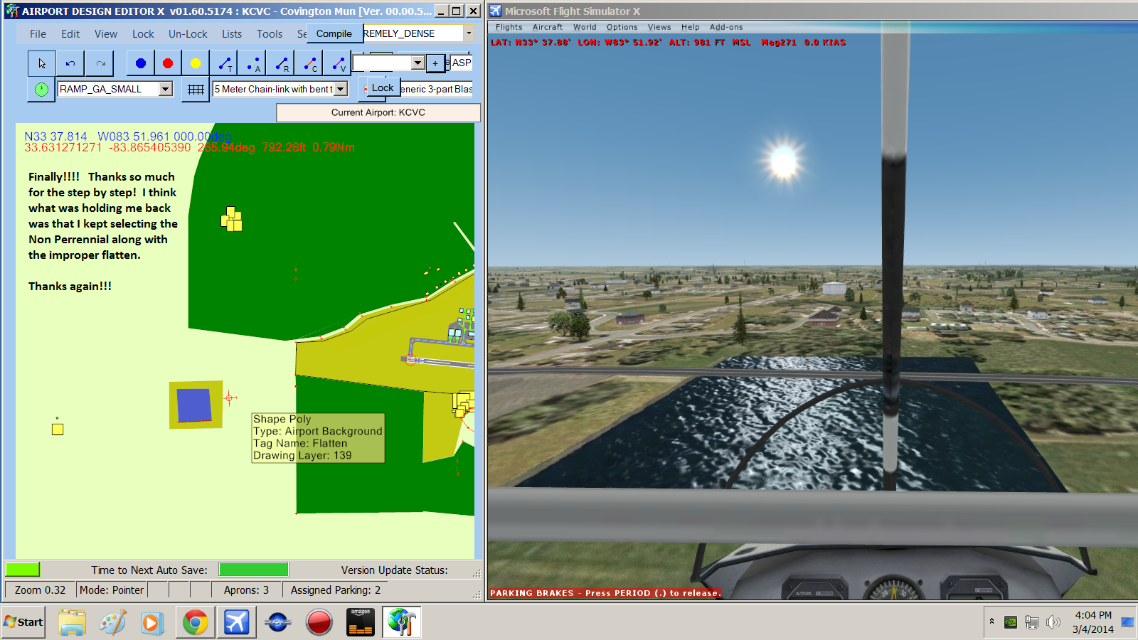 FSX - ADE Water Polygons and how to make them. | FSDeveloper
