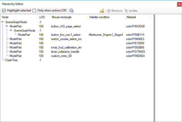Hierarchy editor - change animations | FSDeveloper