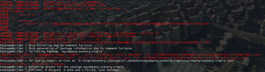 MSFS20 - Error applying FS2020 After Blender Export | FSDeveloper