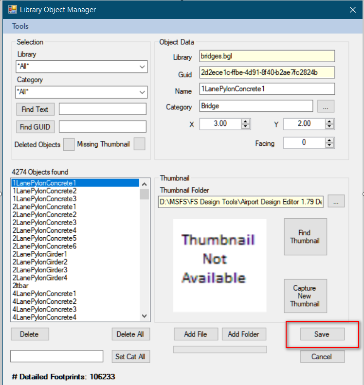 Library retention in LOM | FSDeveloper