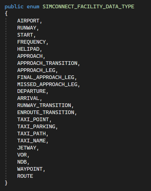MSFS - Issue requesting runway data using facility methods | FSDeveloper