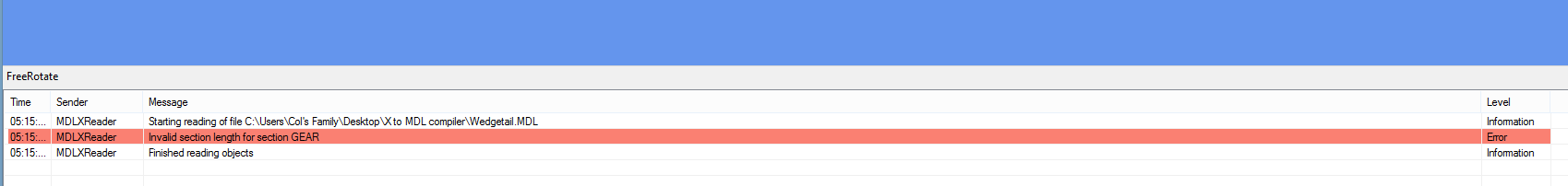 FSXA - Invalid section Length | FSDeveloper