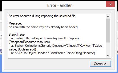 MCX Errors importing .x file | FSDeveloper