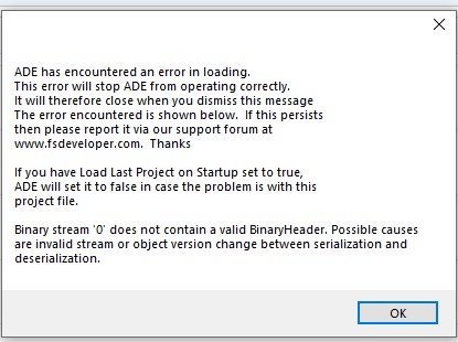 P3D v4 - Start up error | FSDeveloper