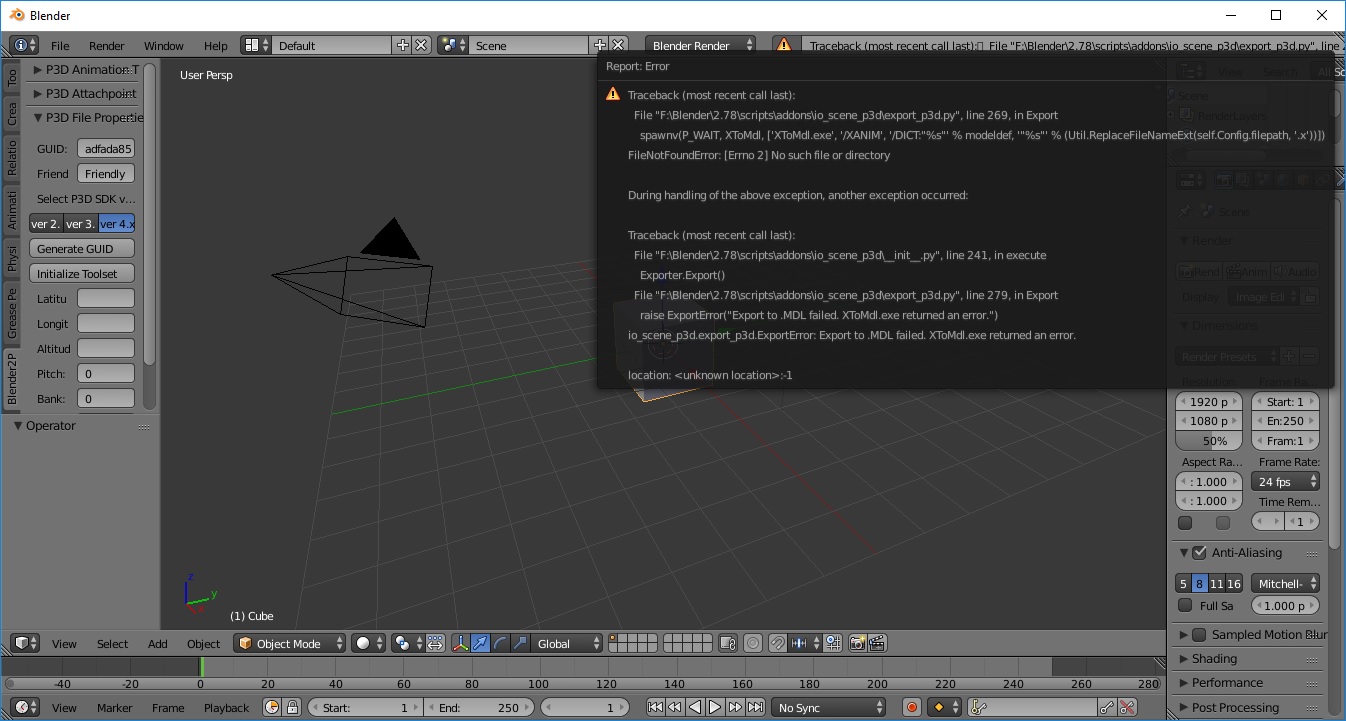 P3D v4 - Blender to P3D ToolSet - *To be retired - NEW FSX ver with P3D" | Page 7 | FSDeveloper