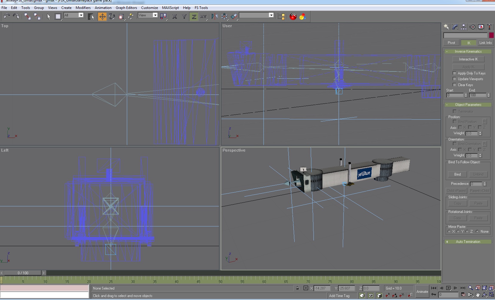 P3D v3 - Gmax Animated Jetway help (solved) | FSDeveloper