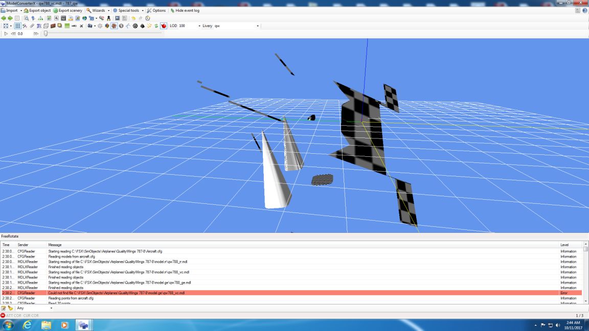 FSX - Model Does Not Display in MCX | FSDeveloper