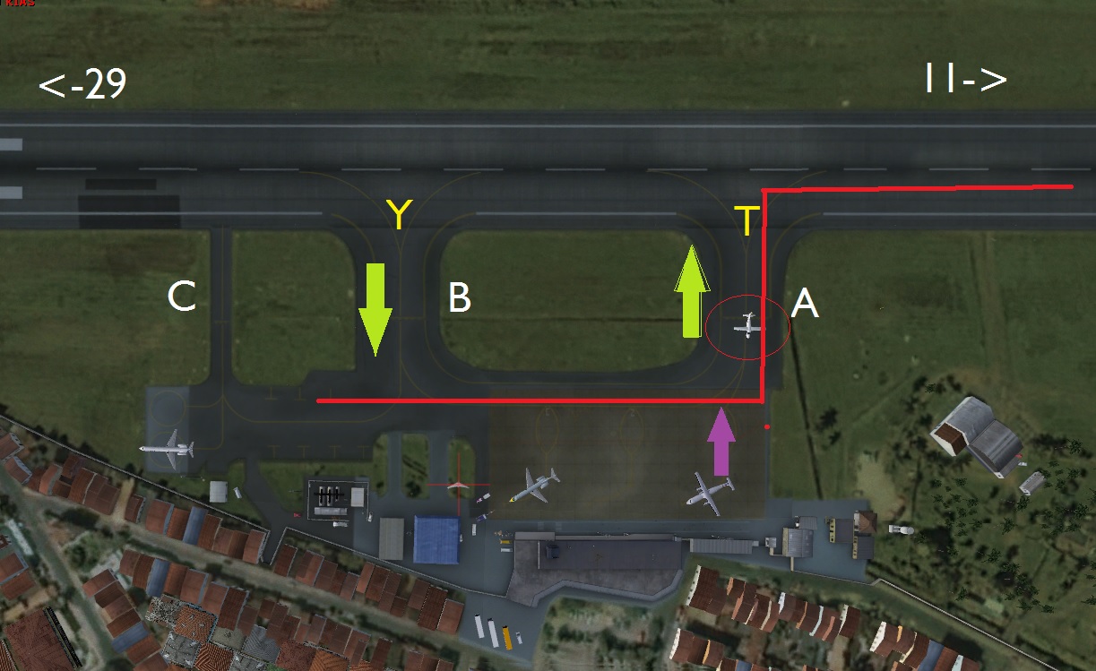 Taxiway direction flow | FSDeveloper