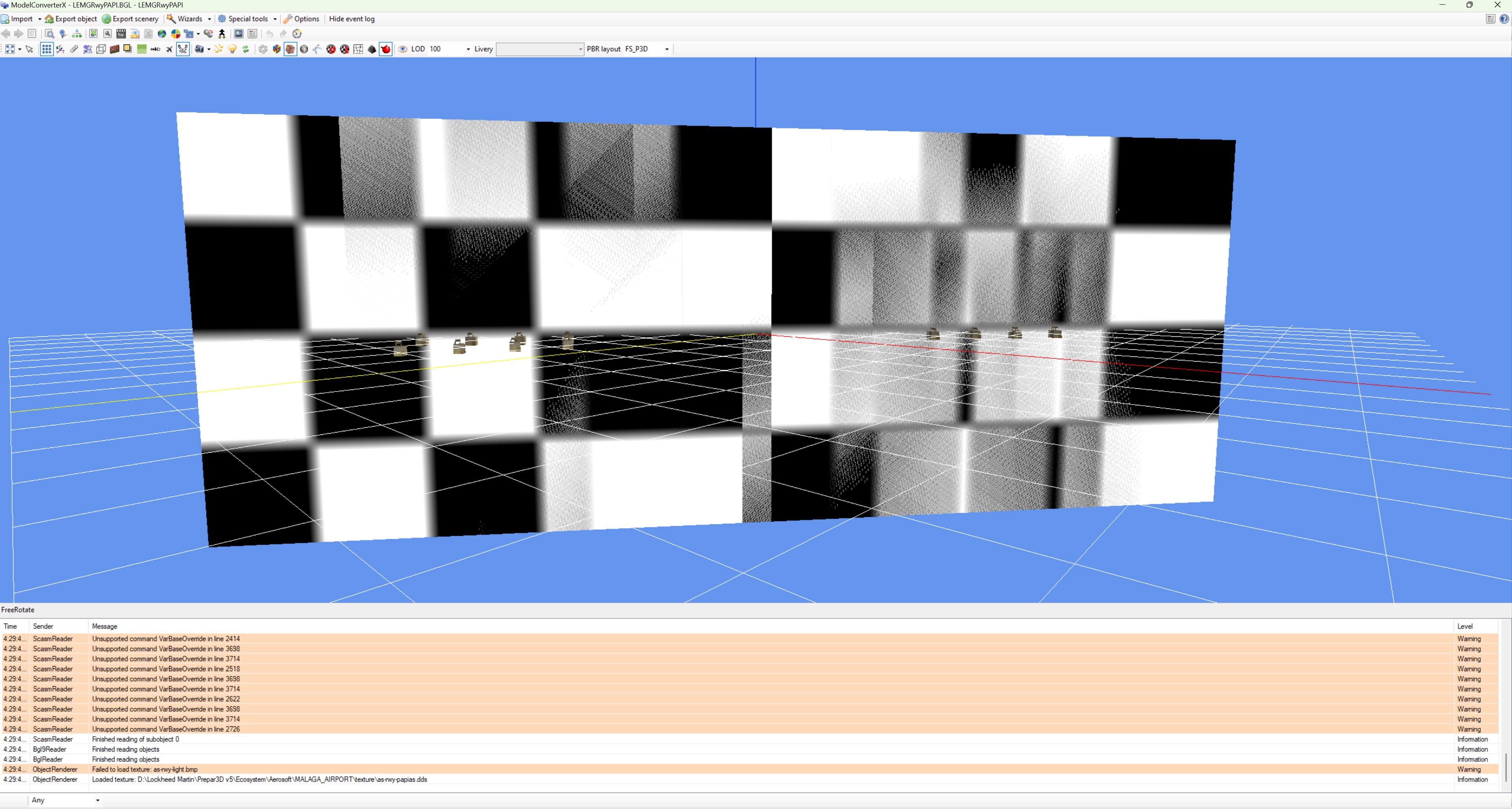 Transparency issue on PAPI models | FSDeveloper