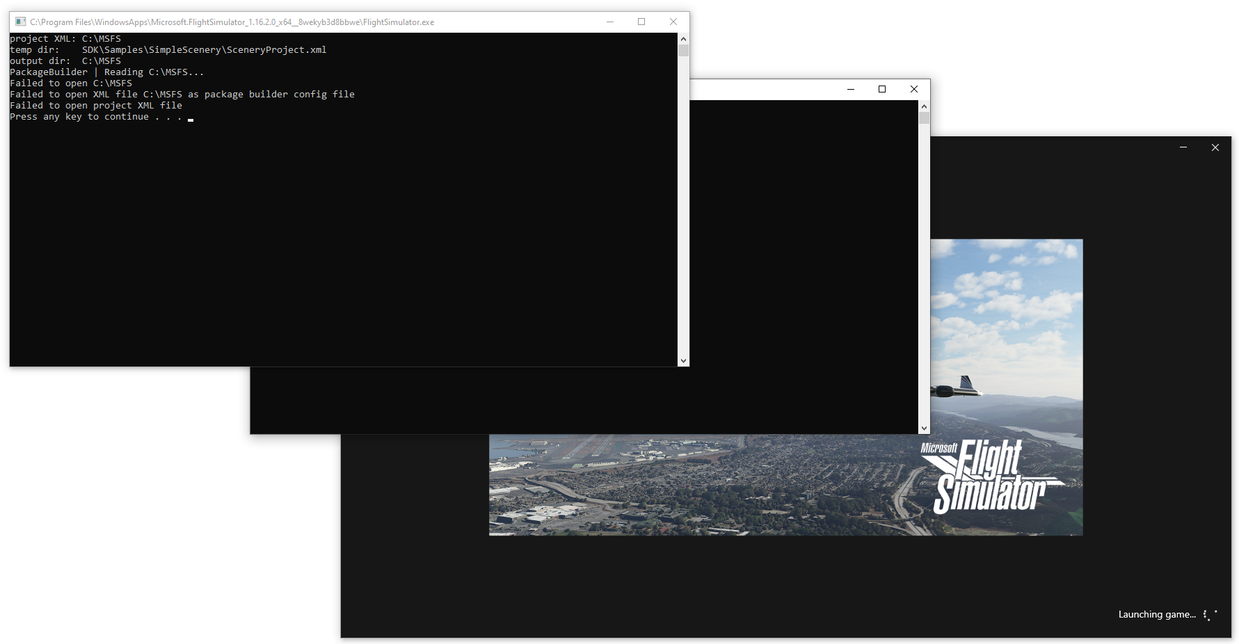 MSFS20 - MSFS - Unable to build package using fspackagetool, after using patch 1.16.2.0 (SOLVED ...