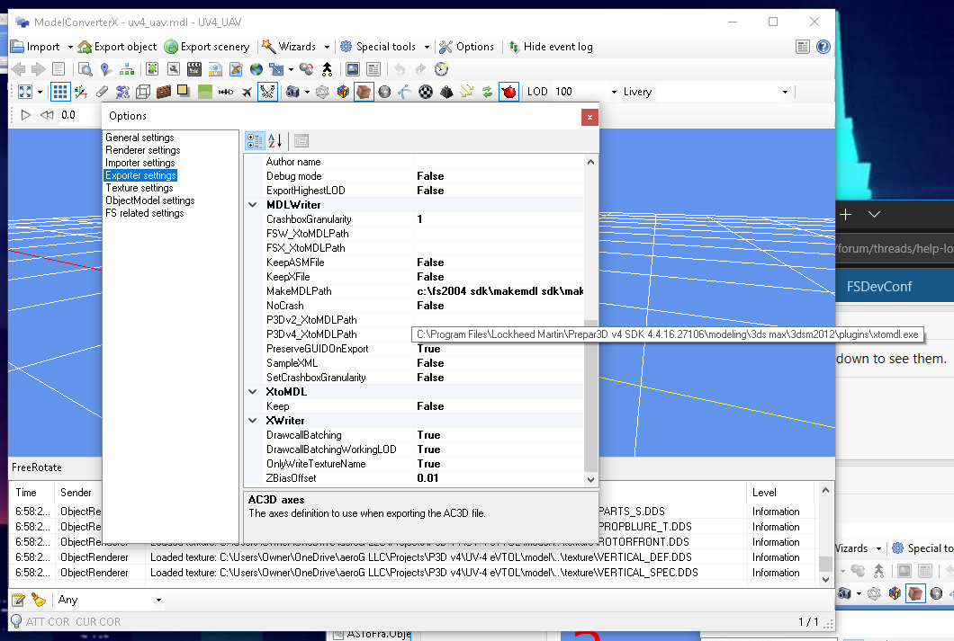 Help loading .mdl into MCX? | FSDeveloper