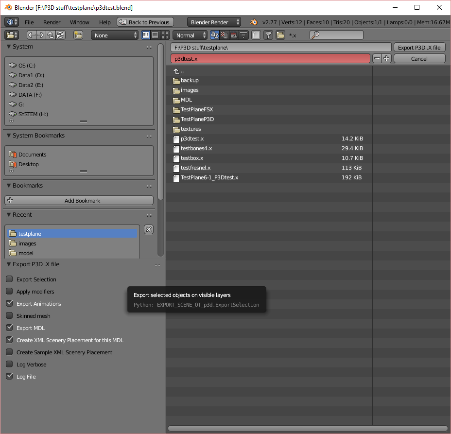 P3D v4 - Blender to P3D ToolSet - *To be retired - NEW FSX ver with P3D" | FSDeveloper