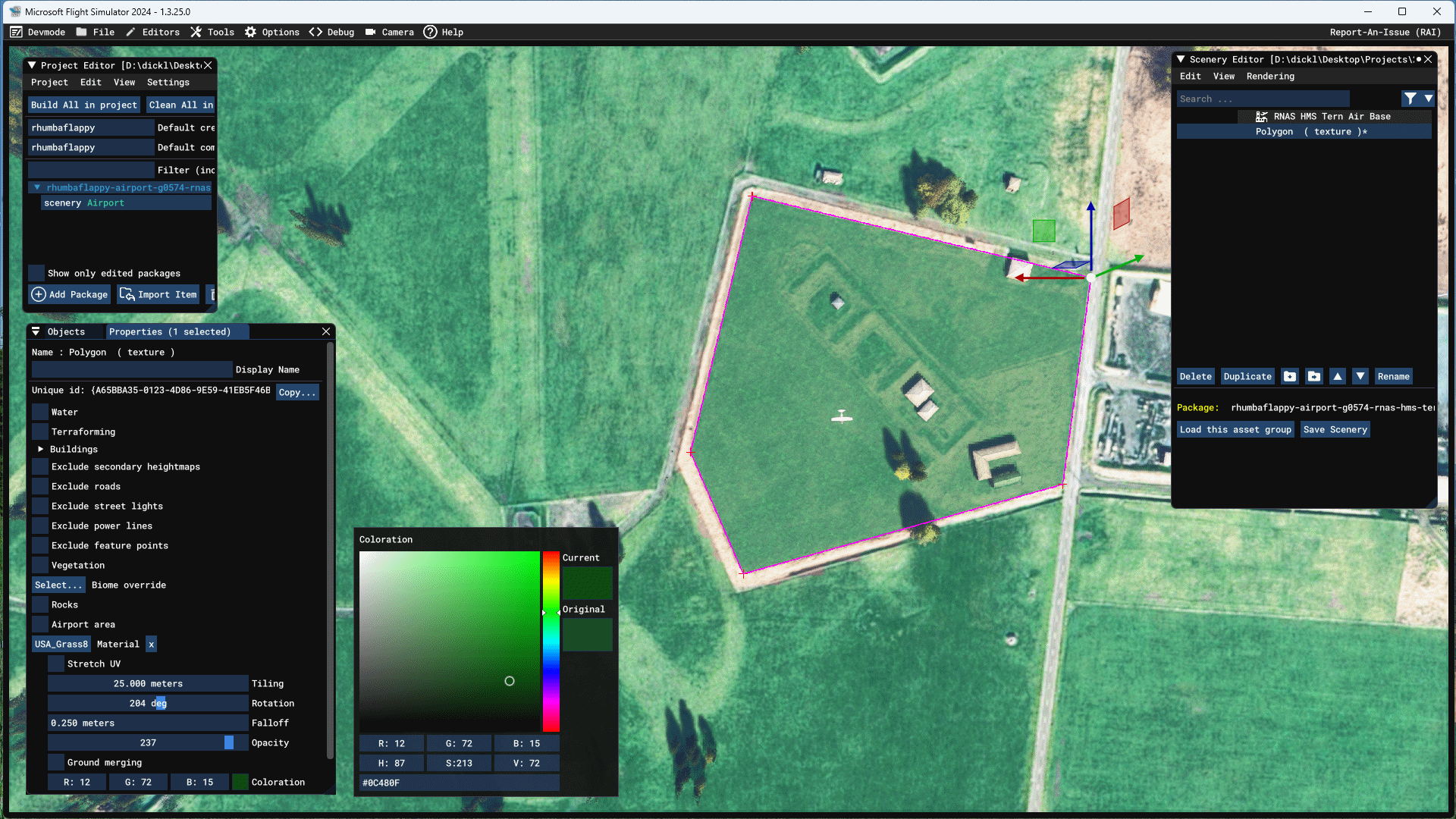 MSFS24 - Remove default colour patches from custom sat image? | FSDeveloper