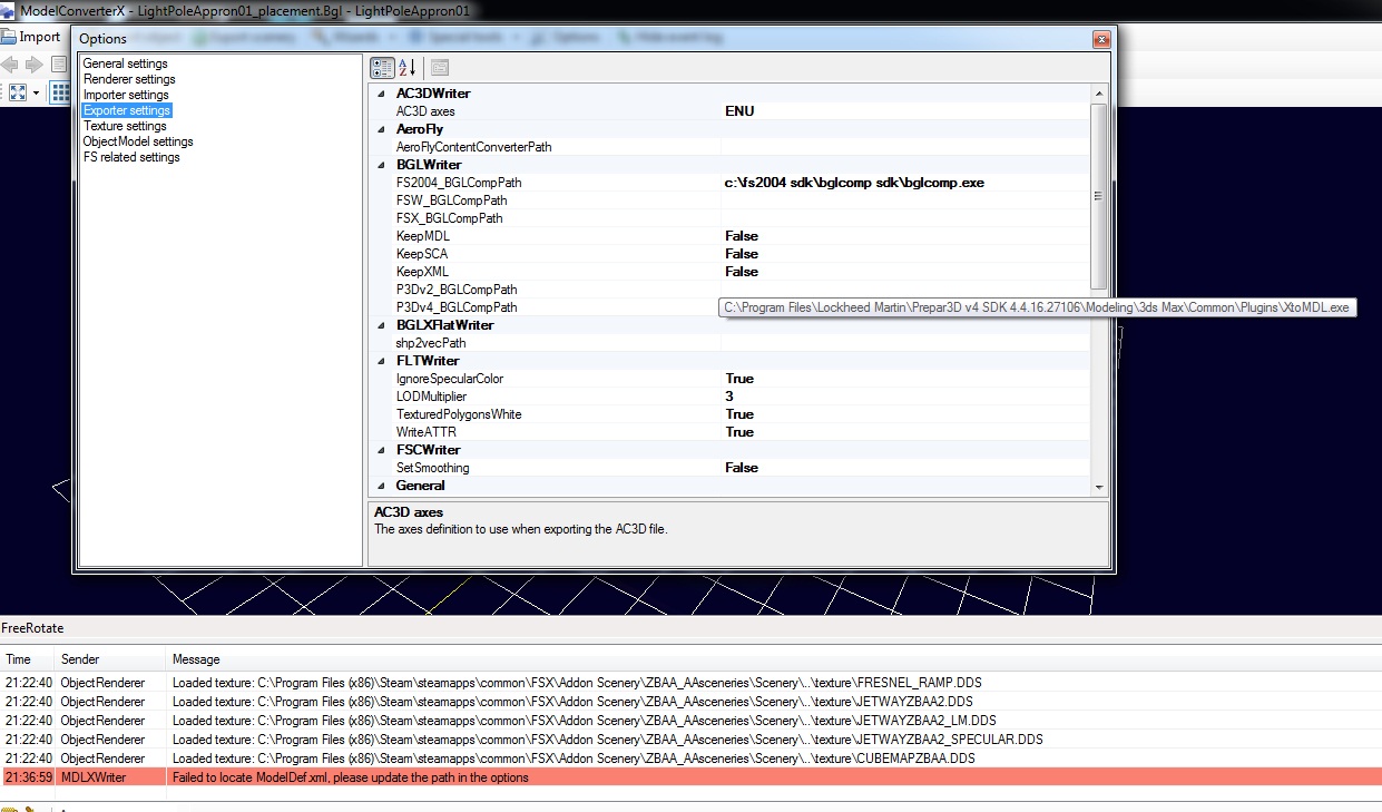 MCX fail to locate P3Dv4.4 XtoMDL | FSDeveloper